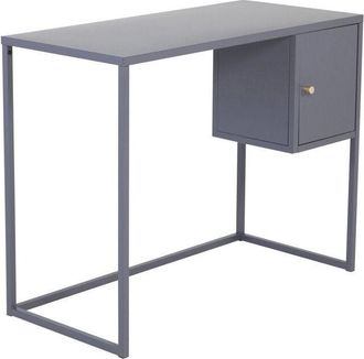 Paris Prix Paris Prix - Bureau Design Avec Porte Bakal 95cm Gris Clair
