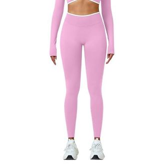 Generic Les pantalons de yoga avec une taille douce et contrast&eacute;e sont parfaits comme couche de base pour lentra&icirc;nement hivernal, le bodyforming et le fitness