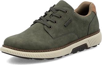 Rieker Herren Sneaker B3317, Männer Schnürschuhe, lose Einlage, wasserabweisend, riekerTEX,Schnuerung,lace-up Shoes,Low-tie,grün (54),40 EU / 6.5 UK