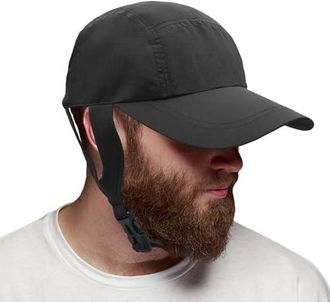 Generic Chapeau de surf et de soleil - UPF50+ chapeau de surf de protection UV avec sangles de menton | Chapeau de soleil r&eacute;glable pour p&ecirc;che, randonn&eacute;e, acti