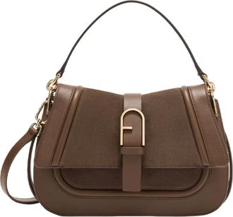 Furla Femme, Sacs, Vert, Taille: ONE Size Flow Top Handle M