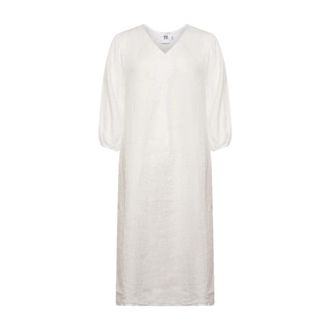 Tiffany & Co. Ella Leinenkleid Wei&szlig; - - Dresses - Damen - Wei&szlig; - XS/S