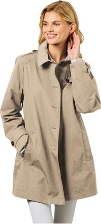 Junge Femme, Manteaux, Beige, Taille: 38 FR Single-Breasted Coat