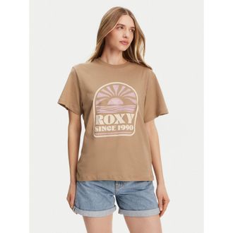 Roxy T-Shirt ERJZT05912 Braun Regular Fit