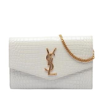 Saint Laurent Pre-owned Uptown Chain Wallet - - Pre-owned - Damen - Wei&szlig; - ONE SIZE