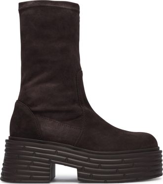 AGL Stiefeletten AGL Lignes Stretch D783506PGK Dunkelbraun