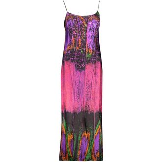Desigual Femme, Robes, Multicolore, Taille: 36 FR Alas Lacroix Long Dress