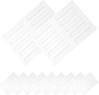 Valiclud 50 St&uuml;ck Transparente PU T&uuml;rpuffer Selbstklebend Sto&szlig;d&auml;mpfende Antikollisionsleisten f&uuml;r Schr&auml;nke M&ouml;bel und W&auml;nde Universeller Schutz f&uuml;r K&uuml;che Schlaf