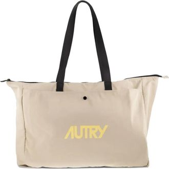 Autry Femme, Sacs, Beige, Taille: ONE Size Tote Bags