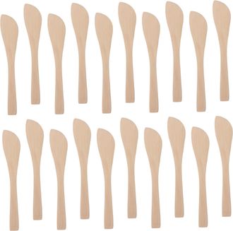 Cabilock 20er Set Dumpling F&uuml;lll&ouml;ffel Und Buttermesser Multifunktionale K&uuml;chenutensilien F&uuml;r Das Bef&uuml;llen Von Teigtaschen Auftragen Von Butter Und Das Verteile