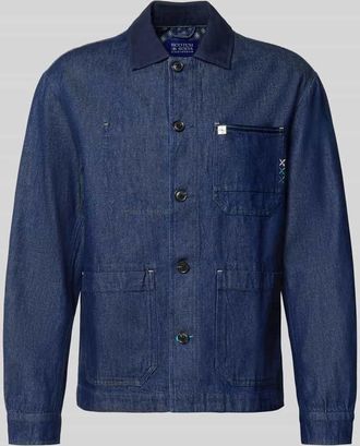 Scotch & Soda Regular Fit Hemdjacke in Denim-Optik