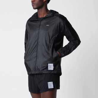 SATISFY Schwarze Pertex Diamond Fuse Windjacke