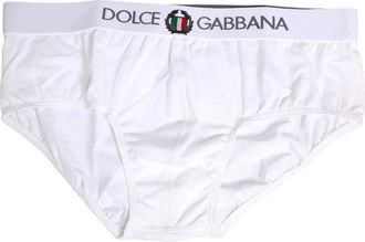 Dolce & Gabbana Femme, Sous-v&ecirc;tements, Blanc, Taille: 44 FR Slips