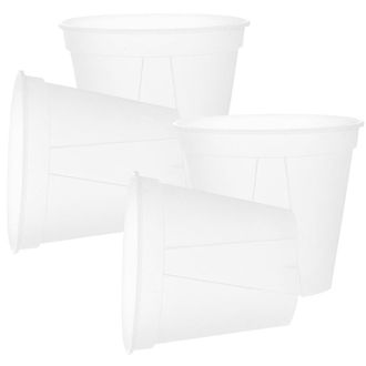 OSALADI 4 St&uuml;ck Transparente Kunststoff Pflanzt&ouml;pfe 21cm &Oslash; Bel&uuml;ftet und Leicht Pflanzgef&auml;&szlig;e f&uuml;r Garten und Balkon