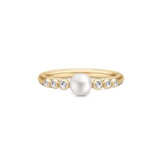 Julie Sandlau Femme, Accessoires, Jaune, Taille: 56 MM Perla Ring