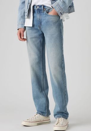 Levi's Straight-Jeans LEVIS 505, Herren, Gr. 32, L&auml;nge 34, blau (best day ever), Denim/Jeans, Obermaterial: 100% Baumwolle, regular fit lang, Jeans Straight-