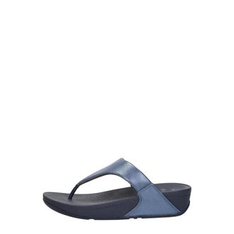 FitFlop Lulu Leather Toe-Post - - Shoes - Damen - Blau - 42 EU