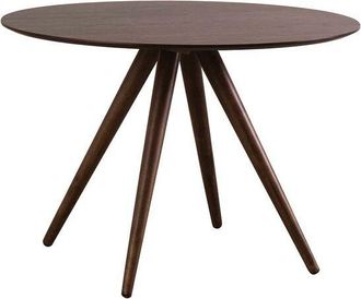 Miliboo Design-Esstisch rund Nussbaum D106 walford