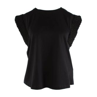 Dondup T-Shirt mit Rundhalsausschnitt - - Blouses & Shirts - Damen - Schwarzk - M