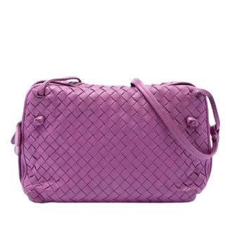 Bottega Veneta Pre-owned Nodini Shoulder Bag - Femme - Pre-owned - Violet - Taille: ONE Size