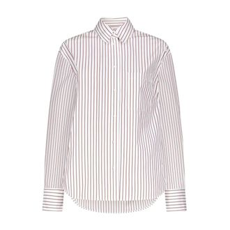 Loulou Studio Femme, Blouses et Chemises, Multicolore, Taille: 36 FR Maud Oversized Shirt