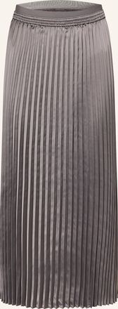 s.Oliver Black Label S.Oliver Black Label Satinrock Mit Plissees grau