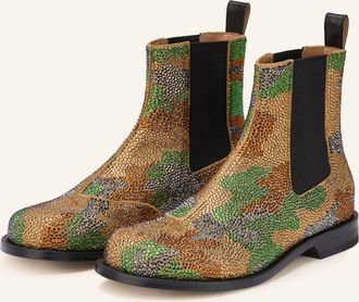 J.W.Anderson Jw Anderson Chelsea-Boots Mit Schmucksteinen gruen