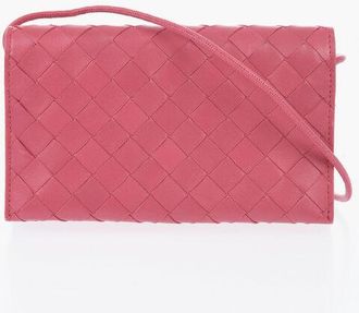 Bottega Veneta Woven Leather Wallet with Strap size Unica