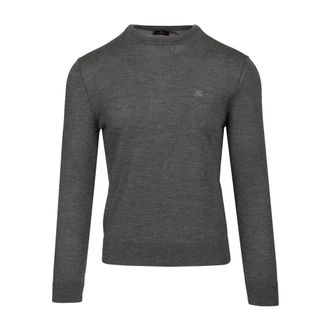 Etro Pullover aus Wolle und Seide - - Knitwear - Herren - Grau - XL