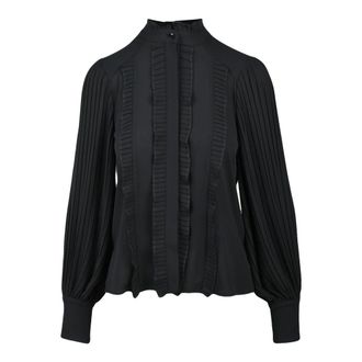 Meimeij Damen, Blusen & Hemden, Schwarzk, 2XSGr&ouml;&szlig;e