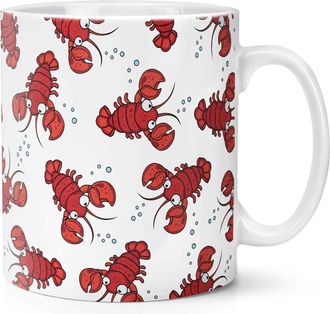 Gift Base Lobster Muster 283g Becher Tasse