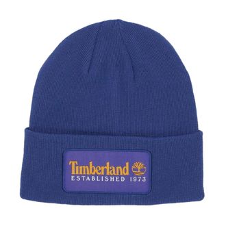 Timberland Homme, Accessoires, Bleu, Taille: ONE Size Bonnet Vintage