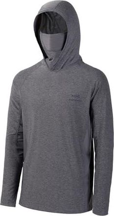 Bassdash UPF 50+ Chemise de pêche à Manches Longues avec Masque UV pour Homme