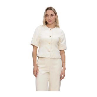 Modstr&ouml;m Vesmd Blazer - - Jackets - Damen - Beige - M