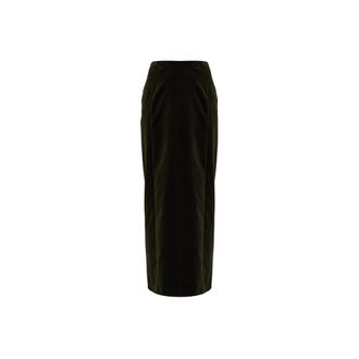 Jil Sander Rock mit einzelnem Schlitz hinten - - Skirts - Damen - Gr&uuml;n - XL