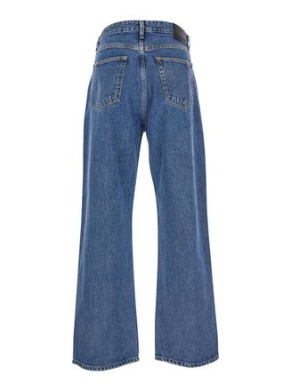Won Hundred Mens Blue Denim Jeans With Belt Loops Organic Cotton