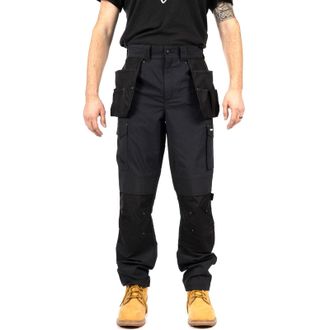 CAT Nexus Holster Stretch Pocket Baumwoll Herren Schwarz Outdoor-Hosen