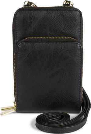 styleBREAKER Umh&auml;ngetasche Mini Umh&auml;ngetasche Einfarbig - RFID Schutz