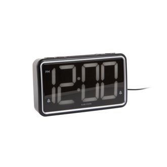 Karlsson Alarm Clock New Retro Black