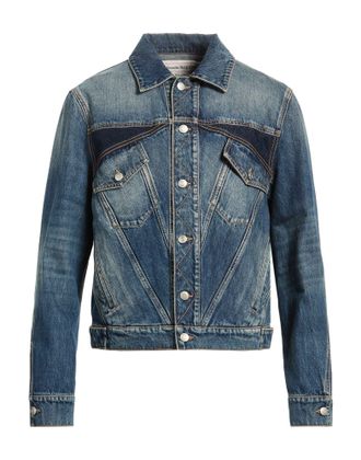 Alexander McQueen JACKEN & M&Auml;NTEL - Jeansjacken/M&auml;ntel auf YOOX.COM