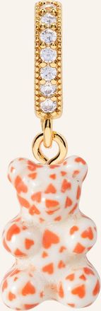 Crystal Haze Crystal Haze Anh&auml;nger Heart Patterned Bear By Glambou gold