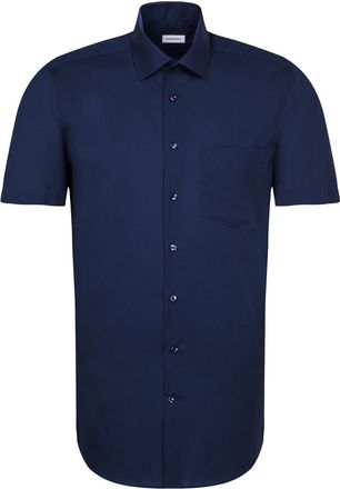 Seidensticker Herren Business-Hemd - Regular Fit - Bügelfrei - Kent-Kragen - Kurzarm - 100% Baumwolle