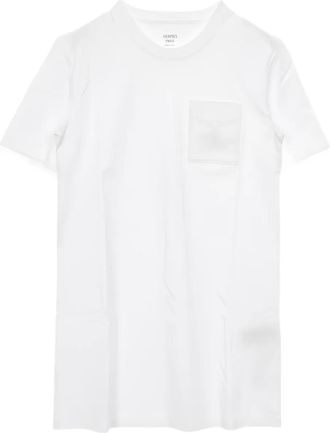 Hermès robe courte à encolure ronde (années 2020) - Blanc