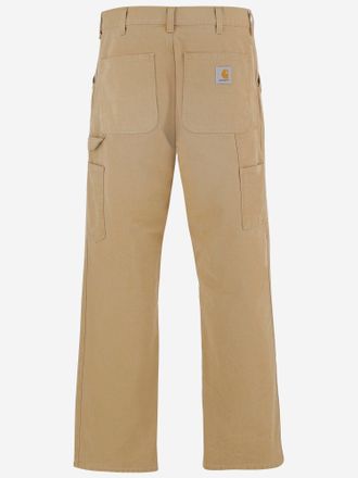Carhartt Work in Progress Single Knee Cotton Trousers - Beige