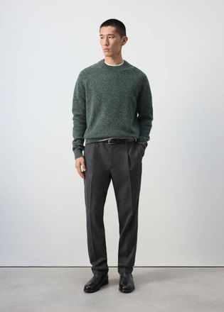 Mango SWEATER LORY dunkelgr&uuml;n - Herren - XXL - MANGO MAN