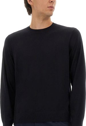 Theory Wool Jersey Sweater - Blue