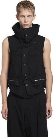 Ziggy Chen High-Neck Utility Vest