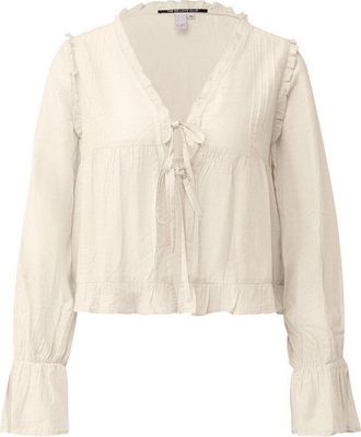 QS by s.Oliver Langarmbluse Bluse R&uuml;schenbluse