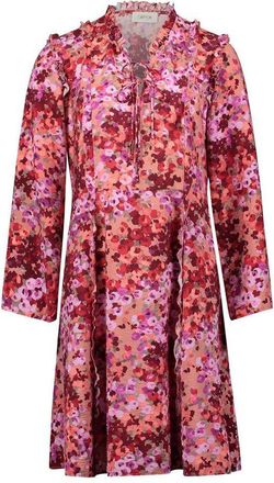 Cartoon Volantkleid Damen mit R&uuml;schen