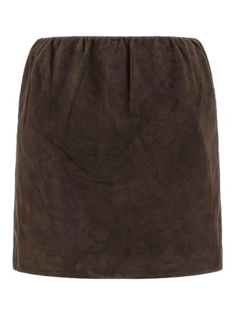 Rotate Jupe Midi - Marron
